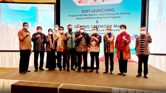 Pertamina Gas Dukung Program 500 MW Maluku dan Pengembangan TKND Maluku