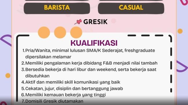 Tong Ji Buka Lowongan Kerja untuk Gerai Baru di Gresik, Simak Posisi ...